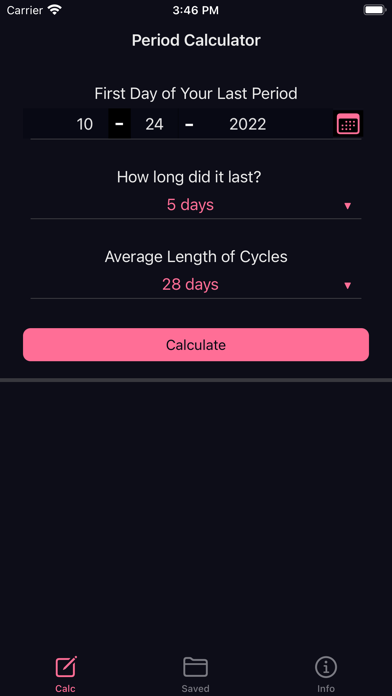 Period Calculator IPA for iOS Download - PGYER IPAHUB