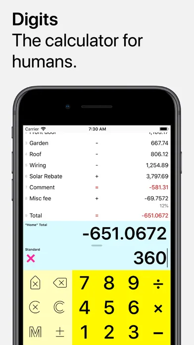 Digits Tape Calculator IPA for iOS Download - PGYER IPAHUB