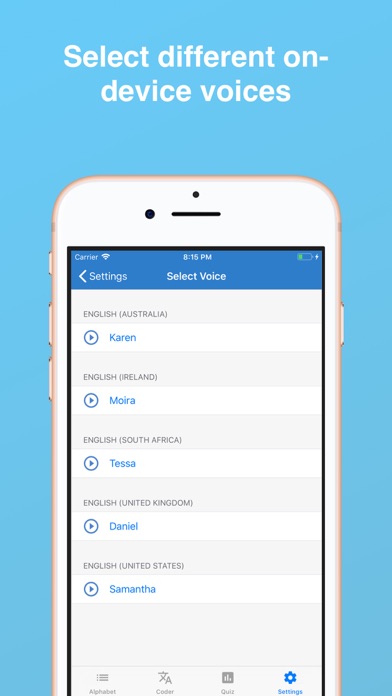 NATO Phonetic Alphabet ICAO IPA for iOS Download - PGYER IPAHUB