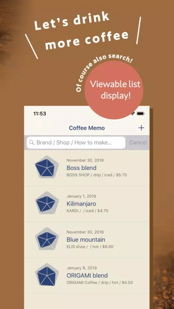 Let's write ! Coffee Memo IPA for iOS Download - PGYER IPAHUB