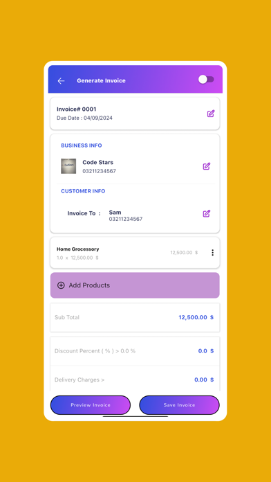 Invoice Maker & Generator. IPA for iOS Download - PGYER IPAHUB