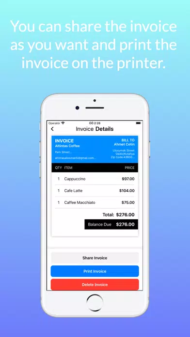 Invoice Generator-Make Receipt IPA para descarga en - PGYER IPAHUB