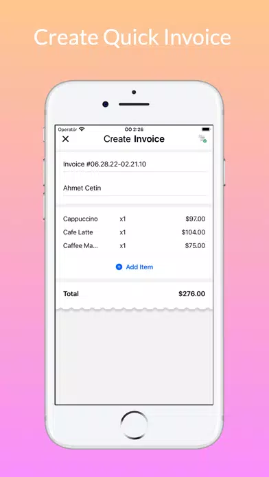 Invoice Generator-Make Receipt IPA for iOS Download - PGYER IPAHUB