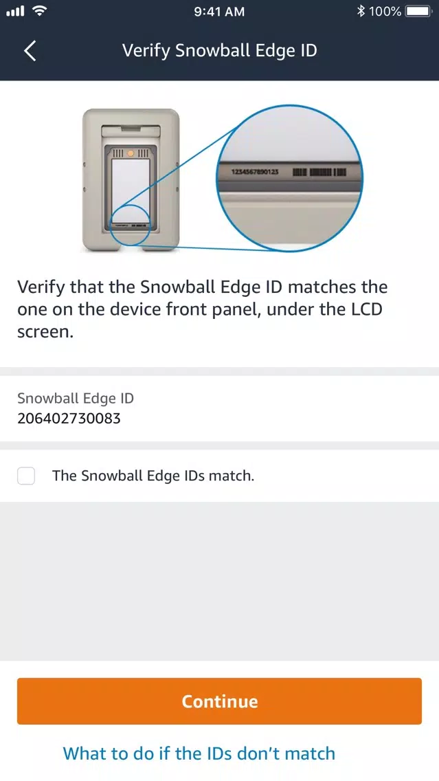 AWS Snowball Edge Verification iOS下载的IPA - PGYER IPAHUB