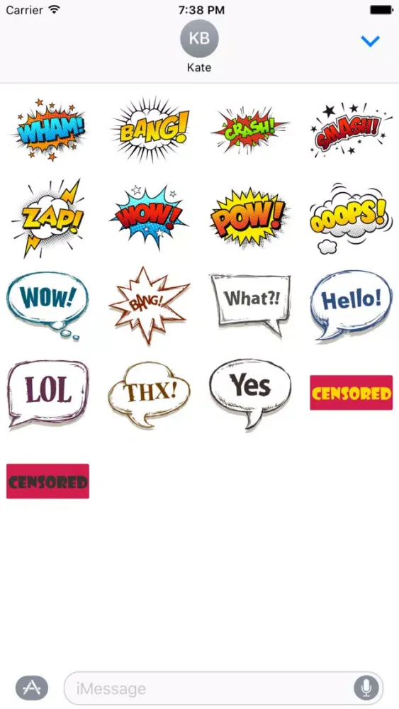 Comic and Caption Word Stickers for iMessage IPA for - PGYER IPAHUB