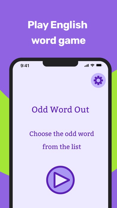 English words: Odd One Out IPA for iOS Download - PGYER IPAHUB