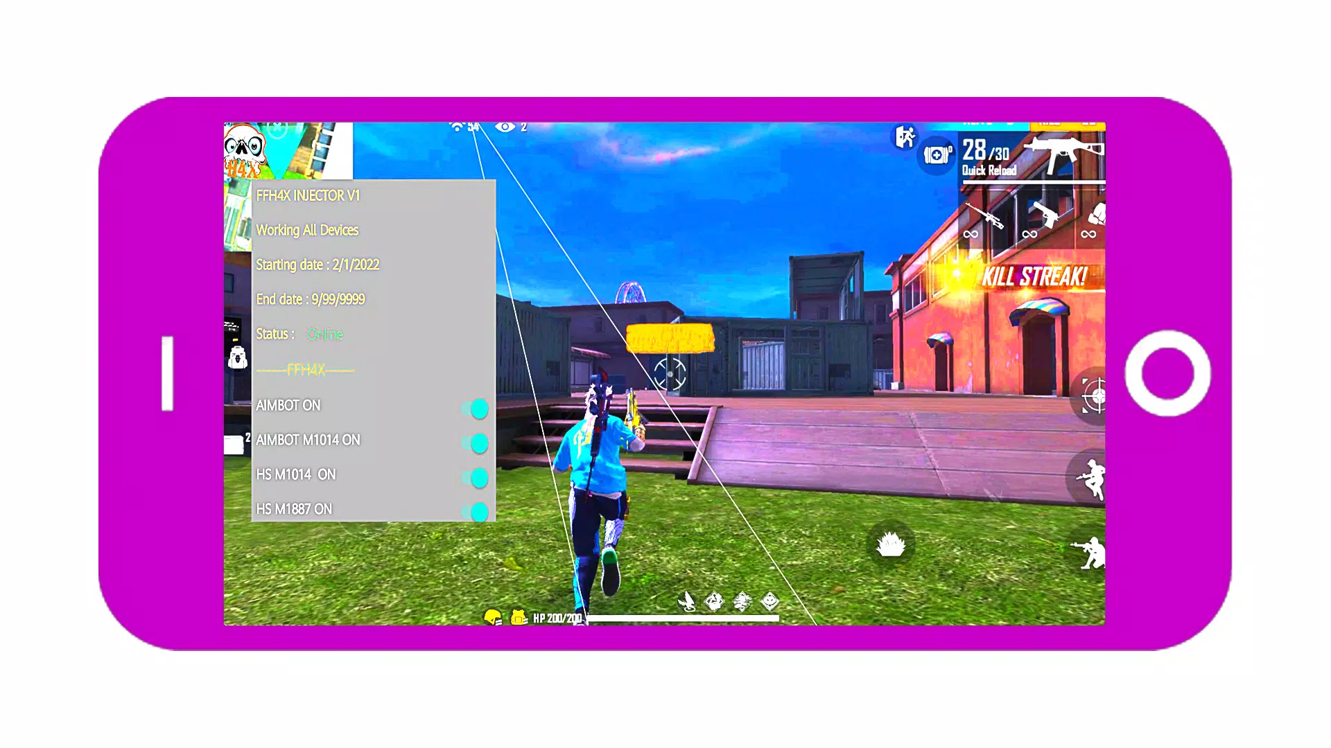 FFH4X Advice For Fire Mod Menu for Android Download - PGYER.COM