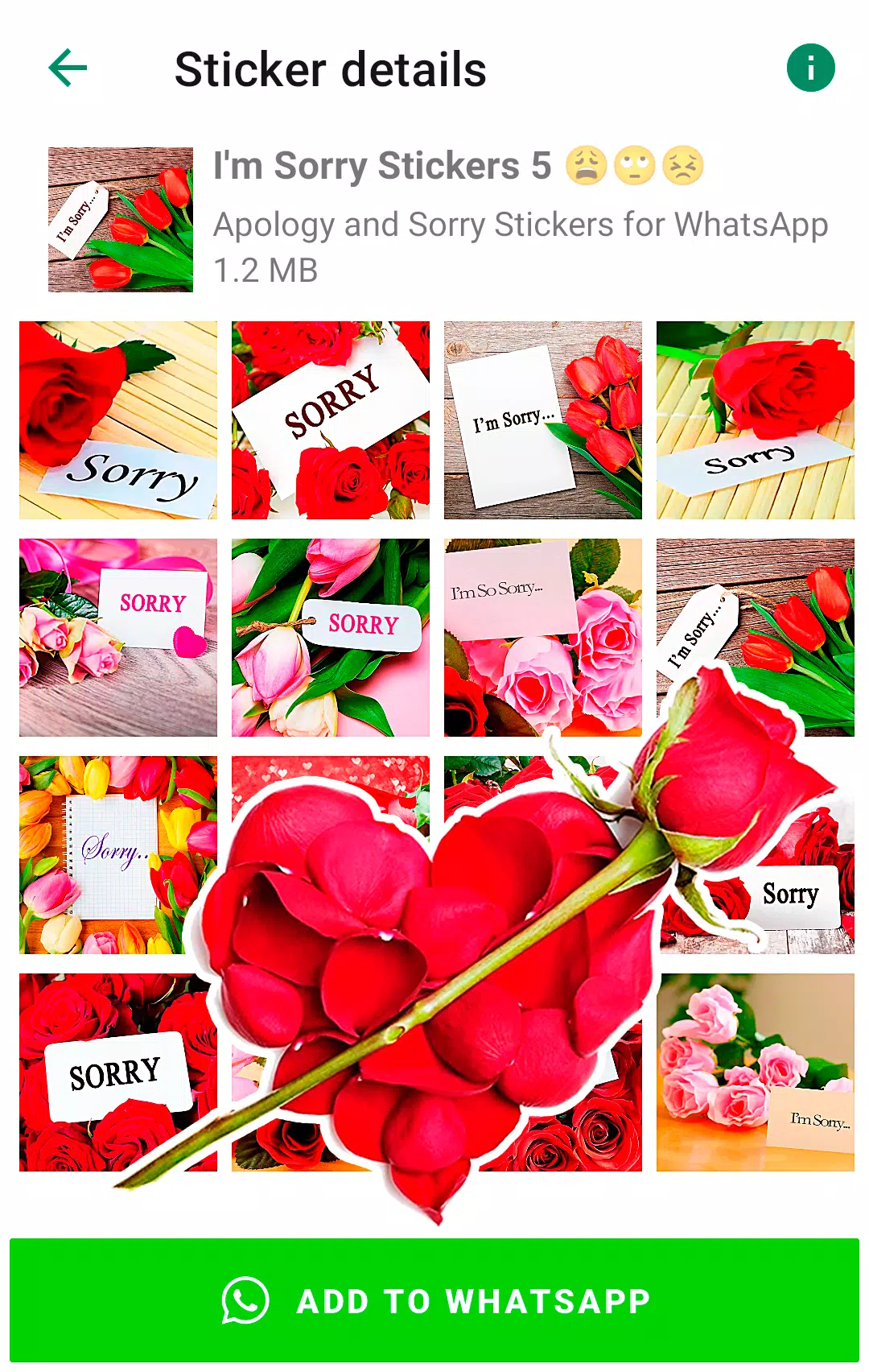 Sorry Stickers for Android Download - PGYER.COM