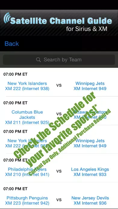 Satellite Radio Channel Guide for Sirius XM IPA for - PGYER IPAHUB