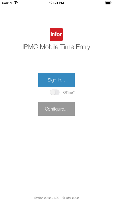 IPMC Mobile Time Entry IPA for iOS Download - PGYER IPAHUB