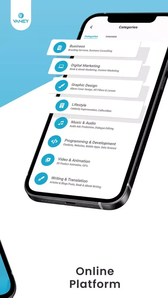 Vaney – Freelance Marketplace IPA for iOS Download - PGYER IPAHUB