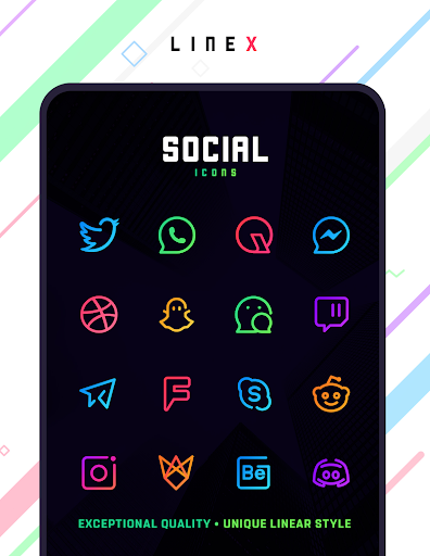 LineX Icon Pack APK para Download Android - PGYER APKHUB