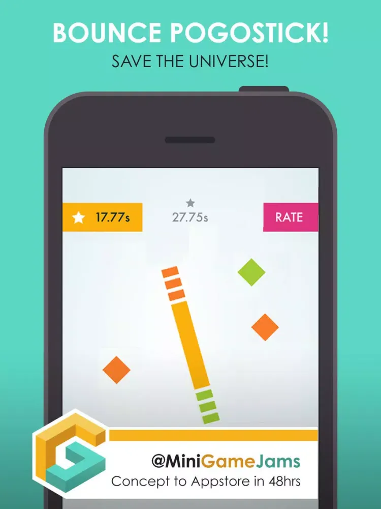 PogoStick 2 - Bounce stick, learn to fly! The impossible - PGYER IPAHUB