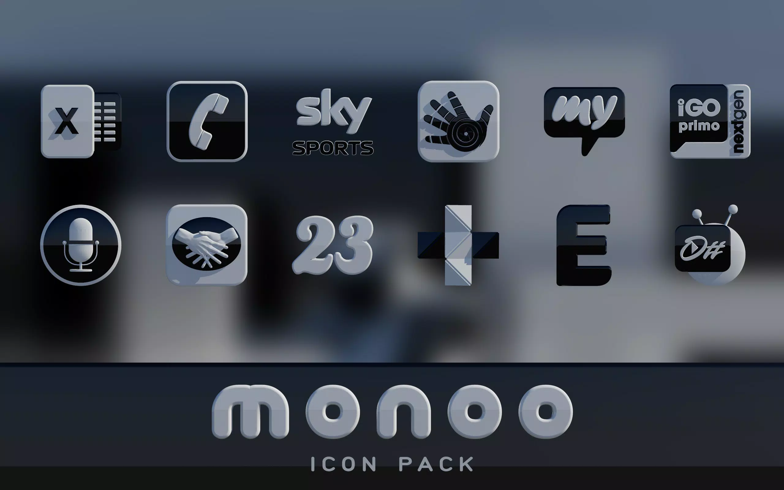 Monoo Icon Pack for Android Download - PGYER.COM