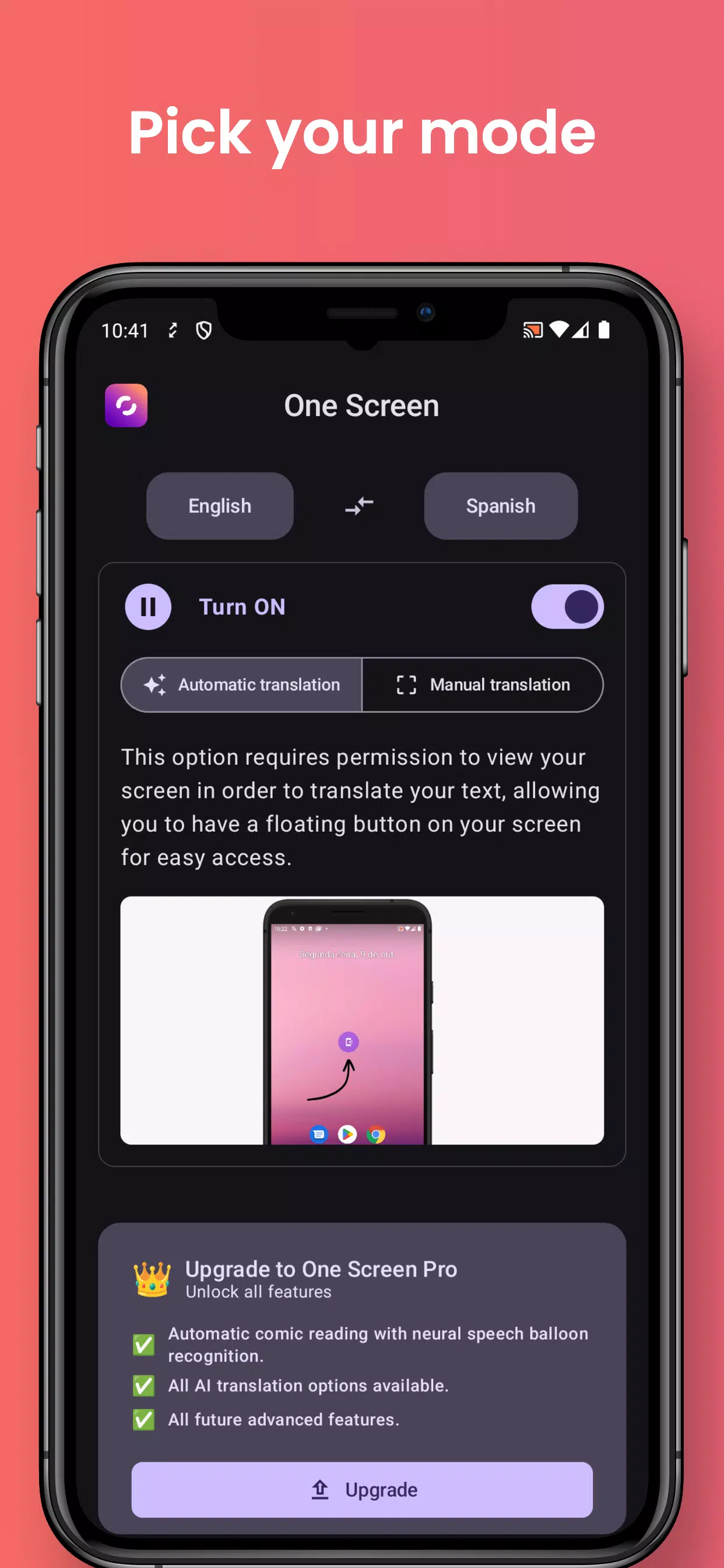 One Screen APK for Android Download - PGYER APKHUB