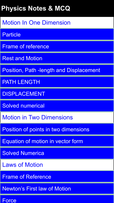 Physics Notes MCQ IPA for iOS Download - PGYER IPAHUB