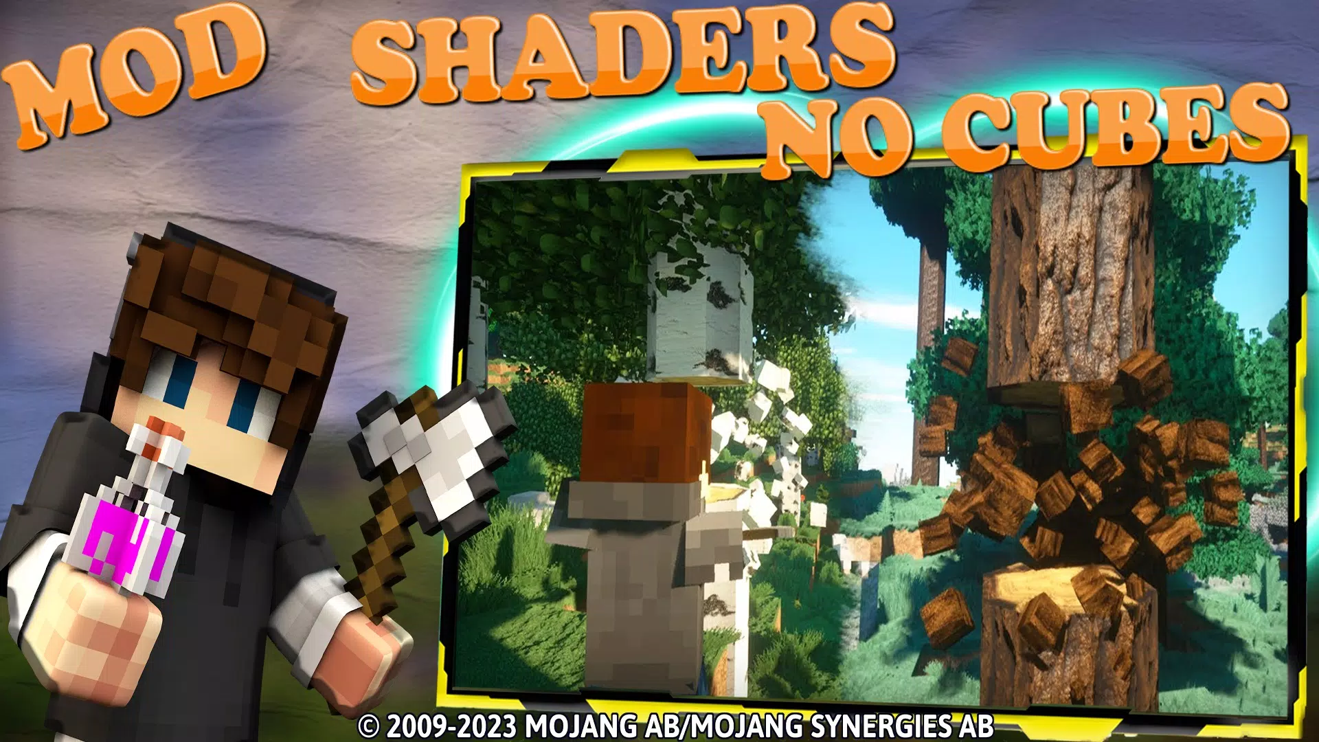 No Cubes Shader: MCPE Textures APK for Android Download - PGYER APKHUB