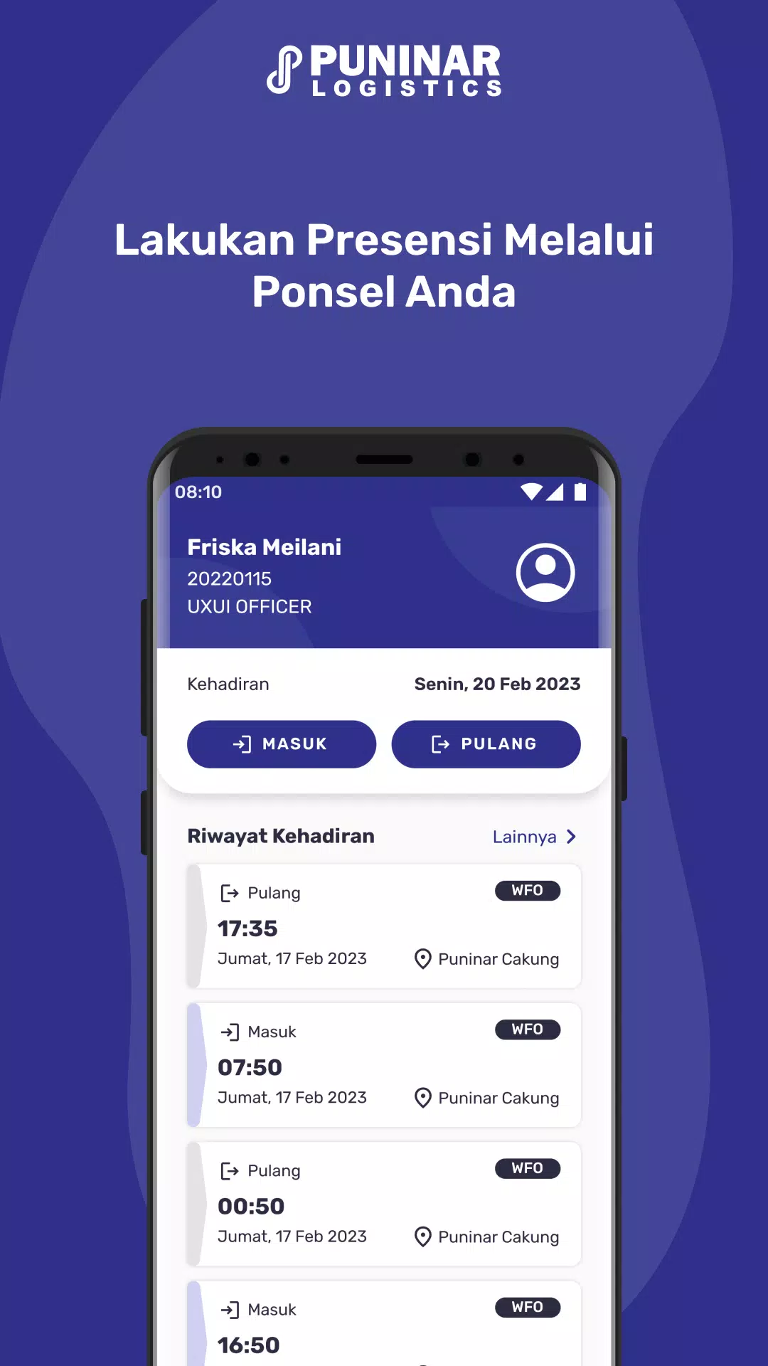 Puninar Time Attendance APK para Descargar en Android - PGYER APKHUB