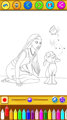 Asha coloring book for Android Download - PGYER.COM