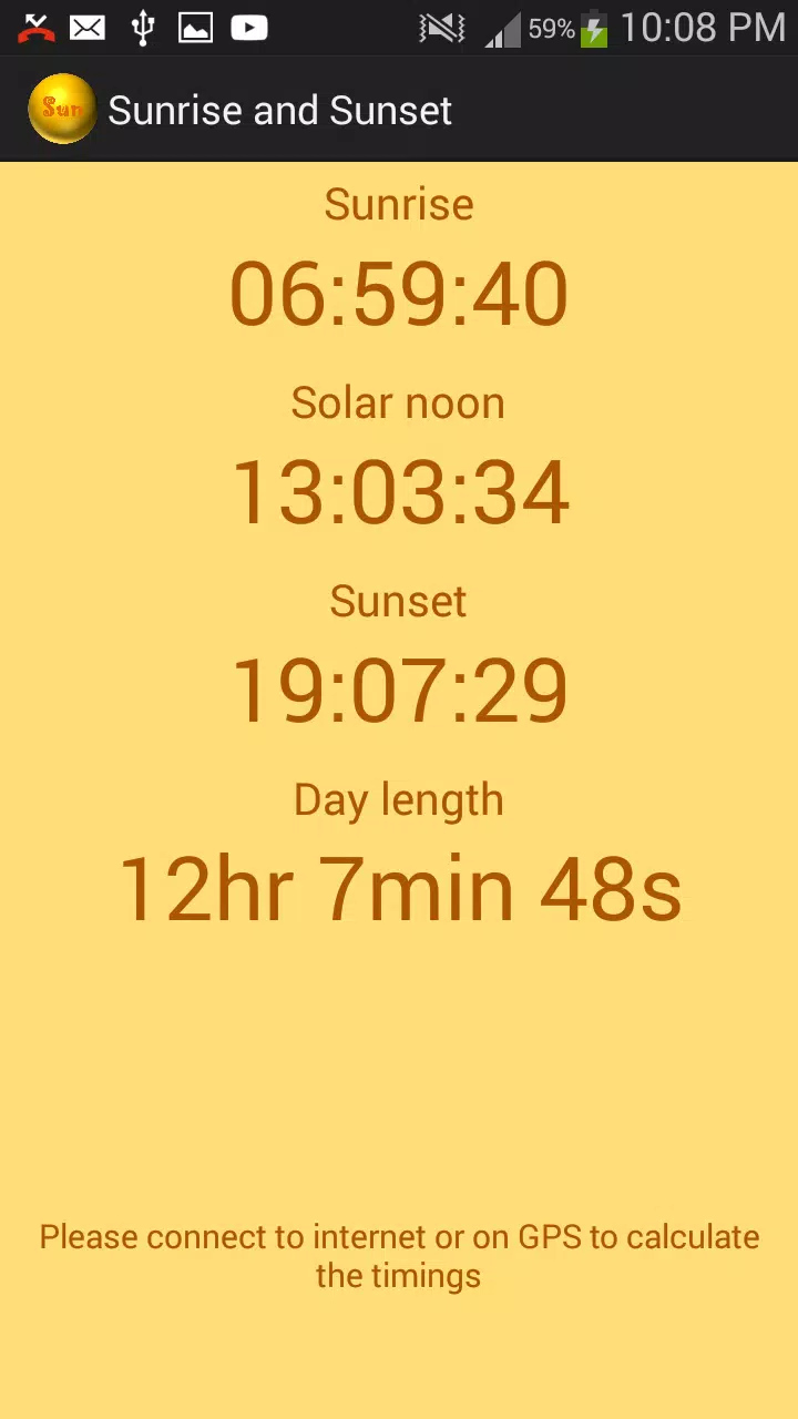 Sunrise Sunset Calculator Pro for Android Download - PGYER.COM