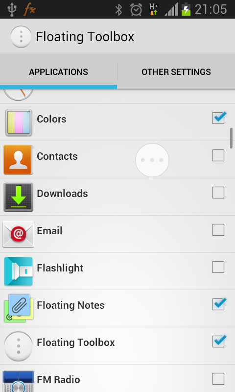 Floating Toolbox for Android Download - PGYER.COM