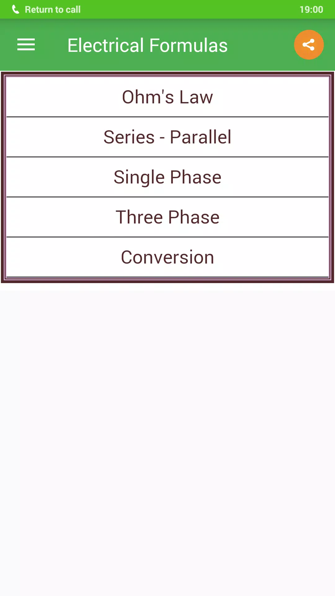 Electrical Formulas for Android Download - PGYER.COM