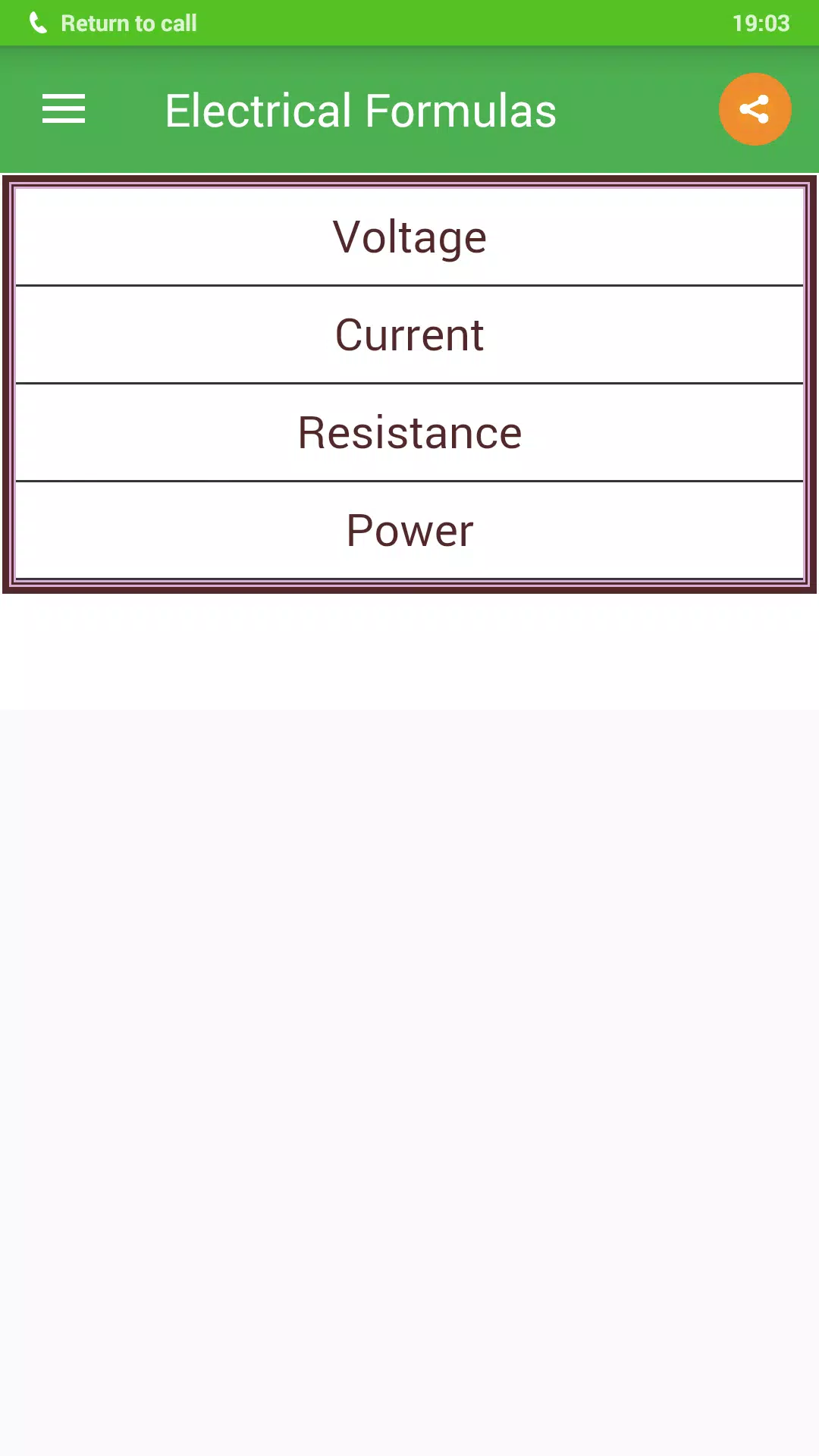 Electrical Formulas for Android Download - PGYER.COM