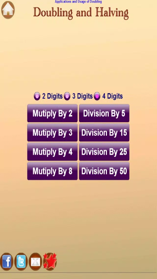 Mental Math Challenge Doubling And HalvingのiOS用IPAダウンロード - PGYER IPAHUB