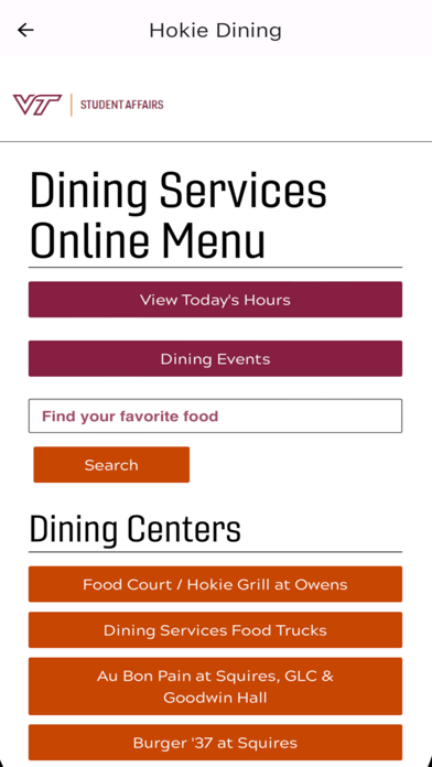 Hokie Dining IPA for iOS Download - PGYER IPAHUB