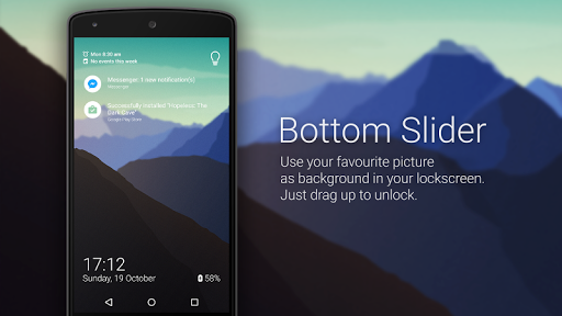 Bottom Slider - Lock screen for Android Download - PGYER.COM