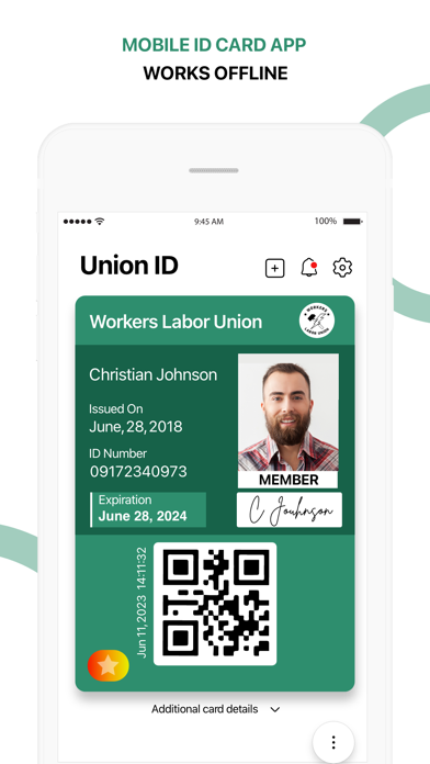 Union ID: Member ID Card IPA for iOS Download - PGYER IPAHUB