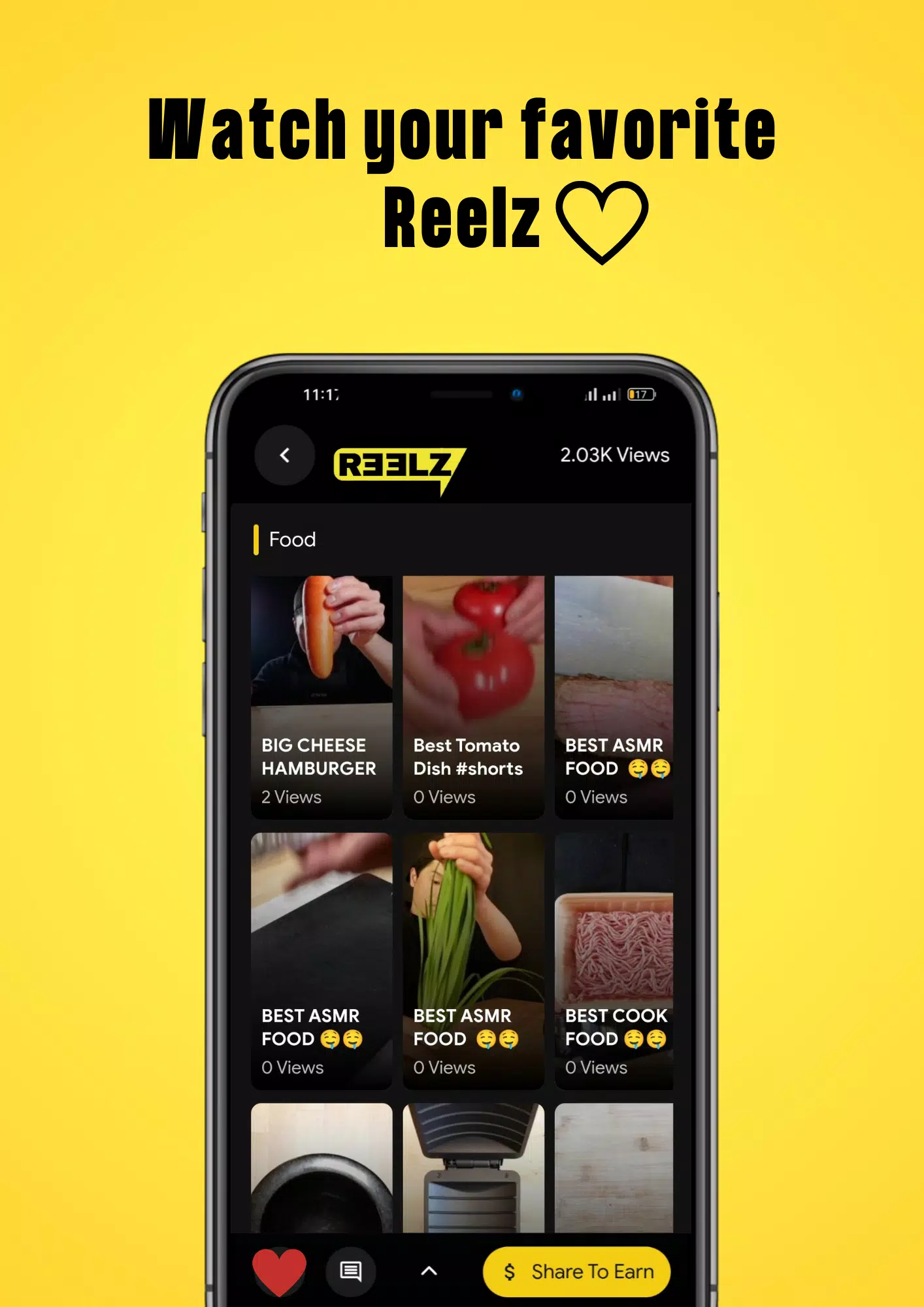 REELZ - Watch and Earn for Android Download - PGYER.COM
