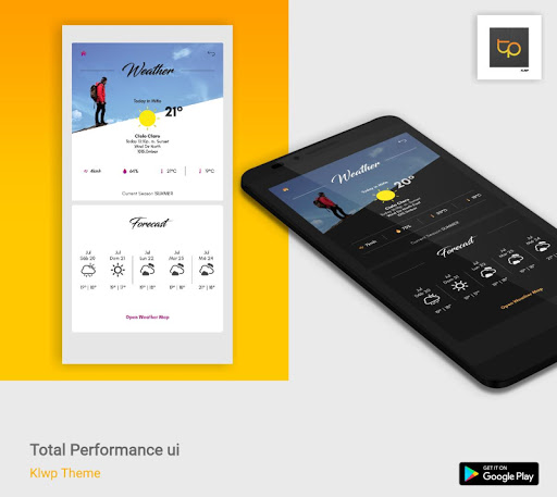Total Performance UI Klwp for Android Download - PGYER.COM