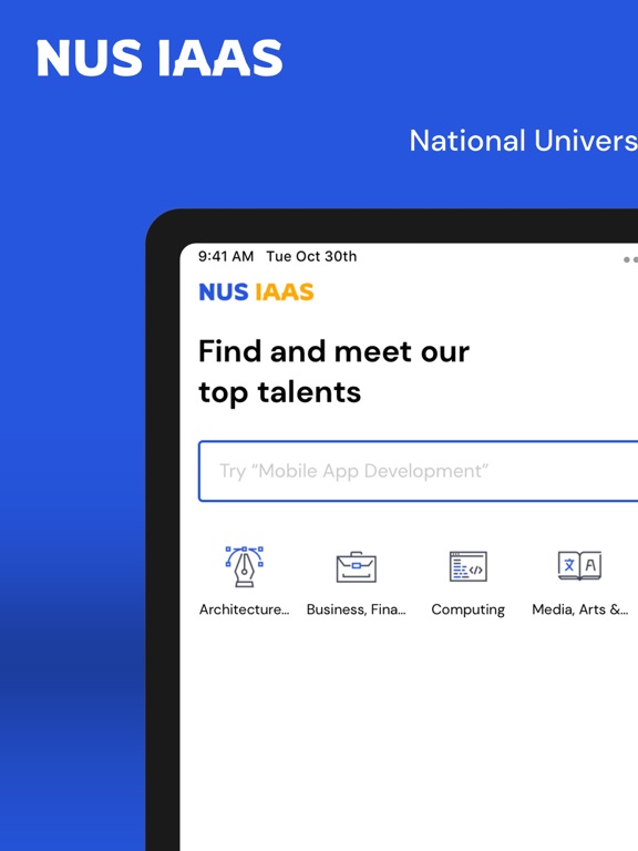 NUS Internship-As-A-Service IPA for iOS Download - PGYER IPAHUB