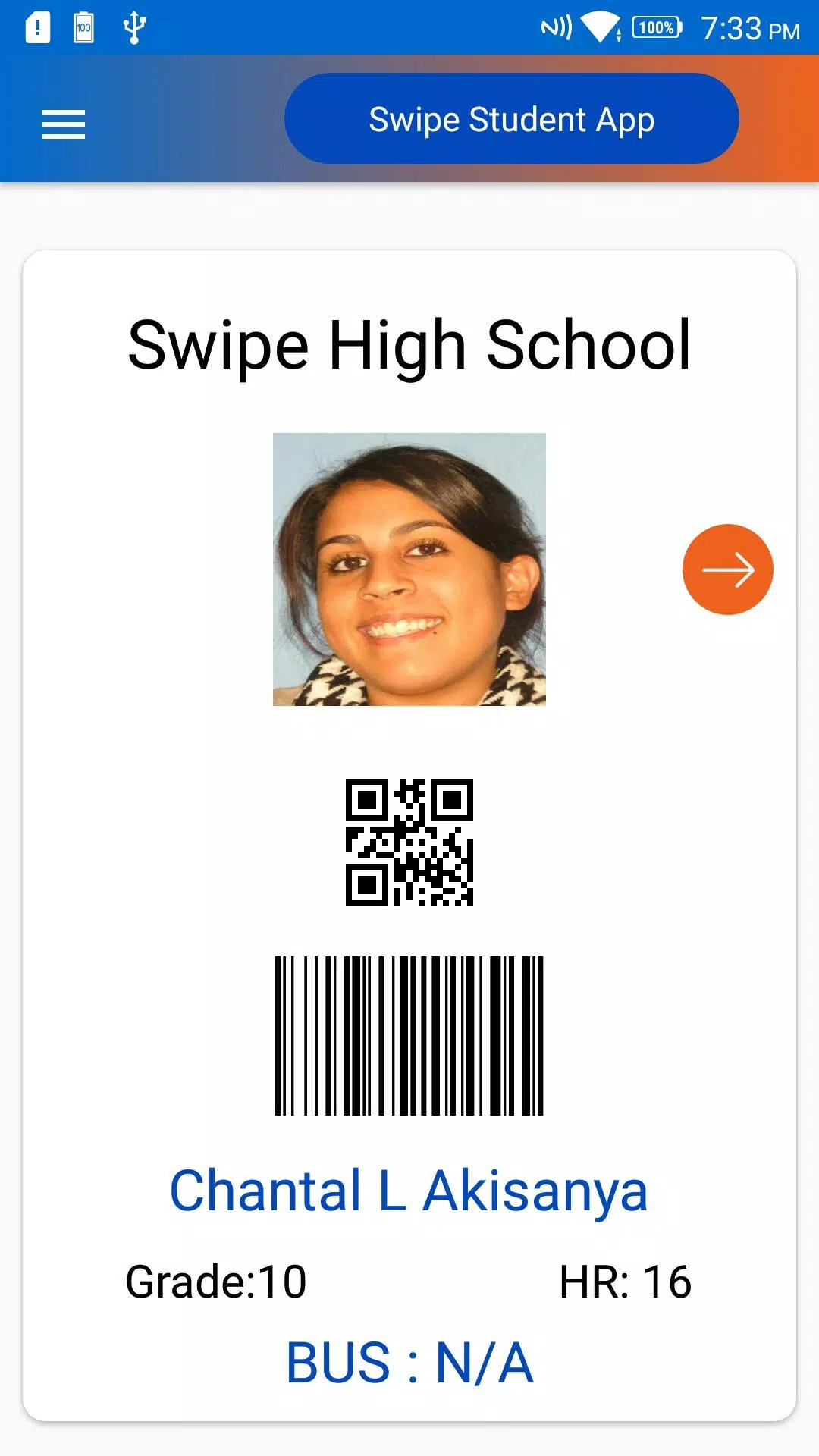 SwipeK12 Student ID Card APK para Descargar en Android - PGYER APKHUB