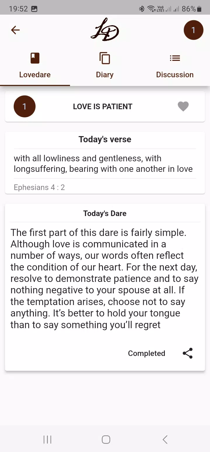 The Love Dare for Android Download - PGYER.COM
